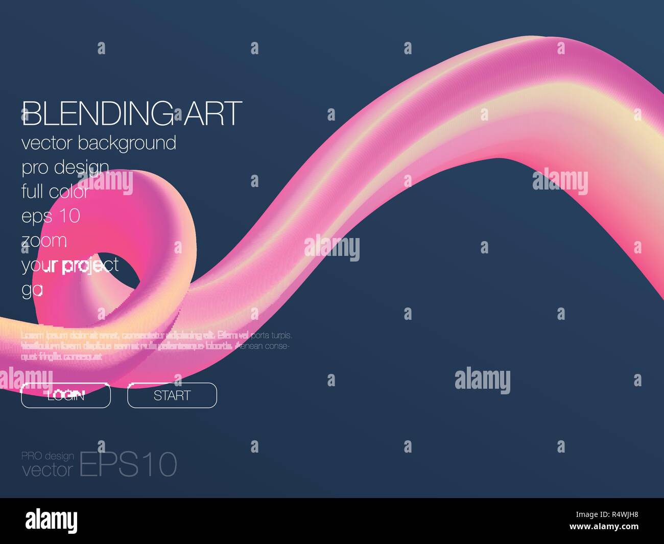 Abstract blend background. Stock vector. Template for web Stock Vector ...