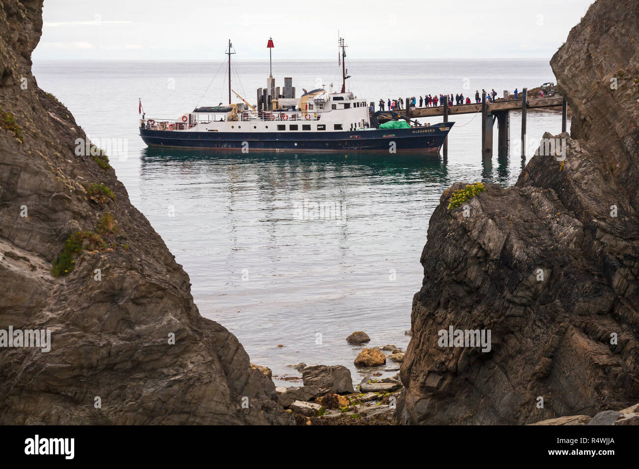 Ms oldenburg lundy island ferry hi-res stock photography and images - Alamy