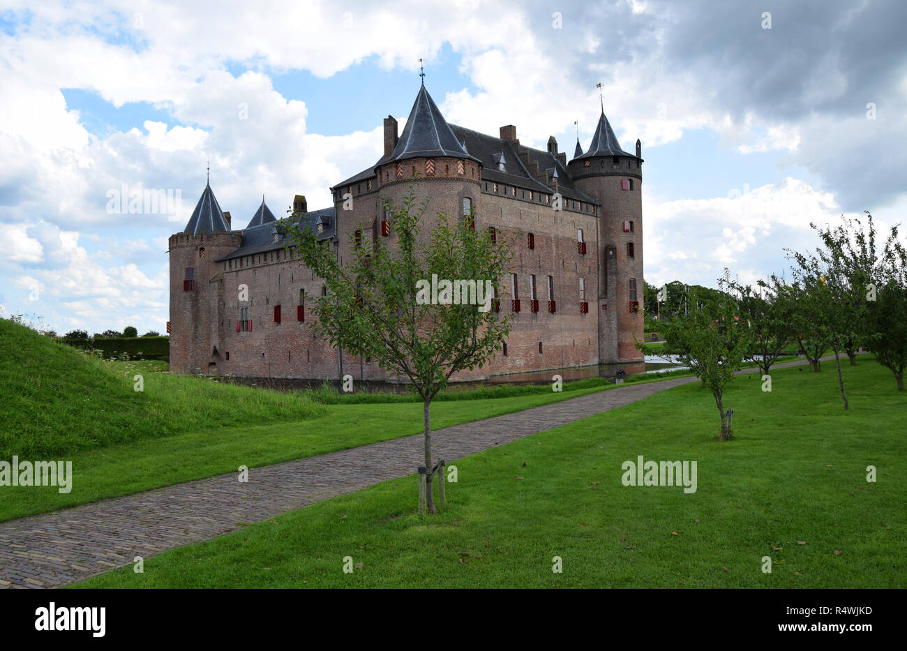 Muiderslot, Muiden Castle in the Dutch town Muiden, Holland; the ...