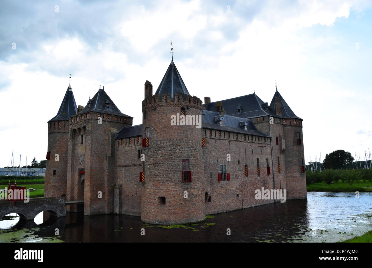 Muiderslot, Muiden Castle in the Dutch town Muiden, Holland; the ...
