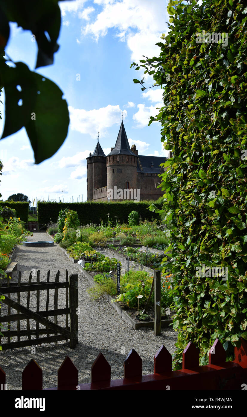 Muiderslot, Muiden Castle in the Dutch town Muiden, Holland; the ...