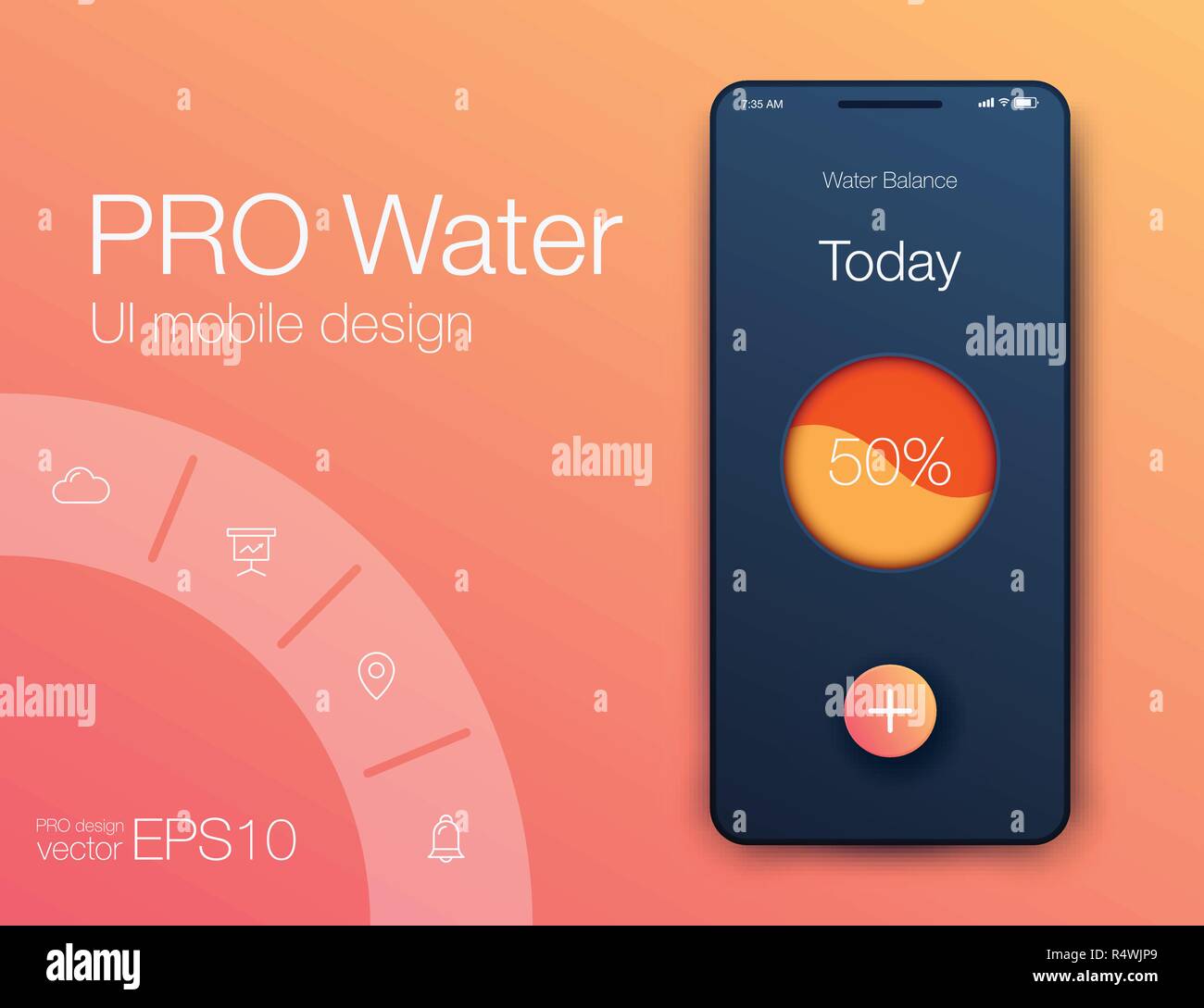 Vector Illustration of screens and web concept. Interface UX, UI GUI ...