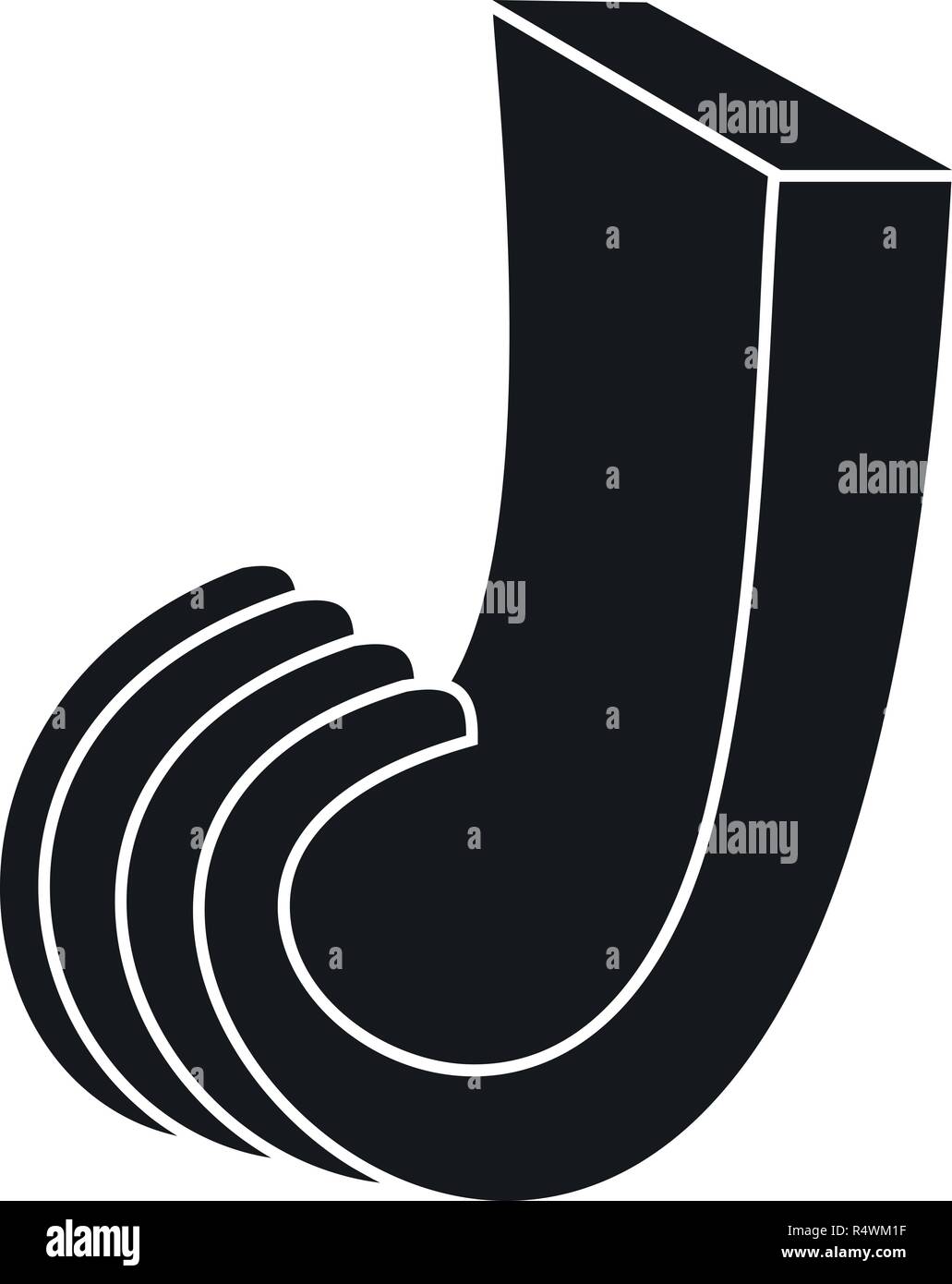 Slice of butter icon. Simple illustration of slice of butter vector ...