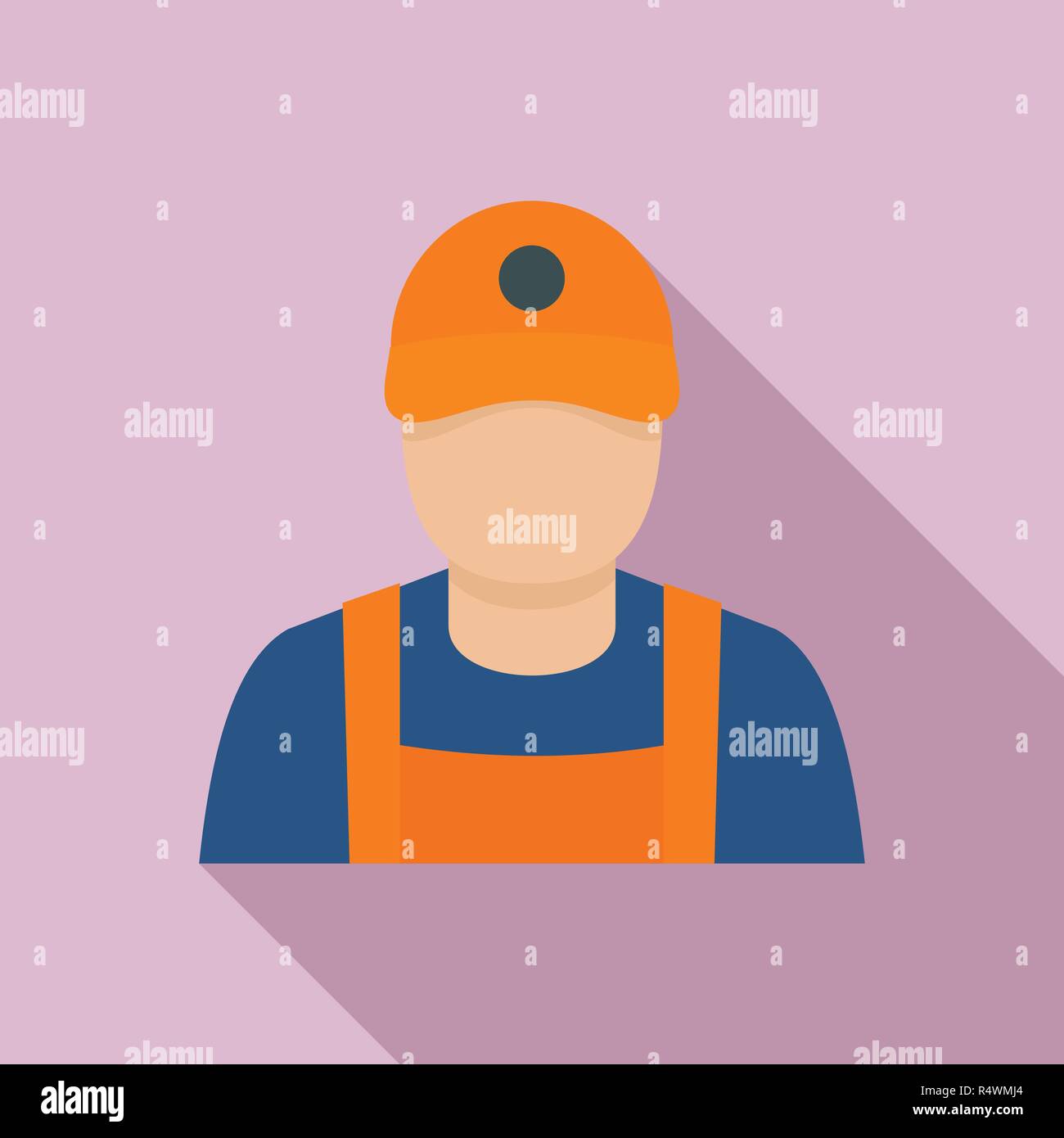 Filling station attendant is filling up car Stock Vector Images - Alamy