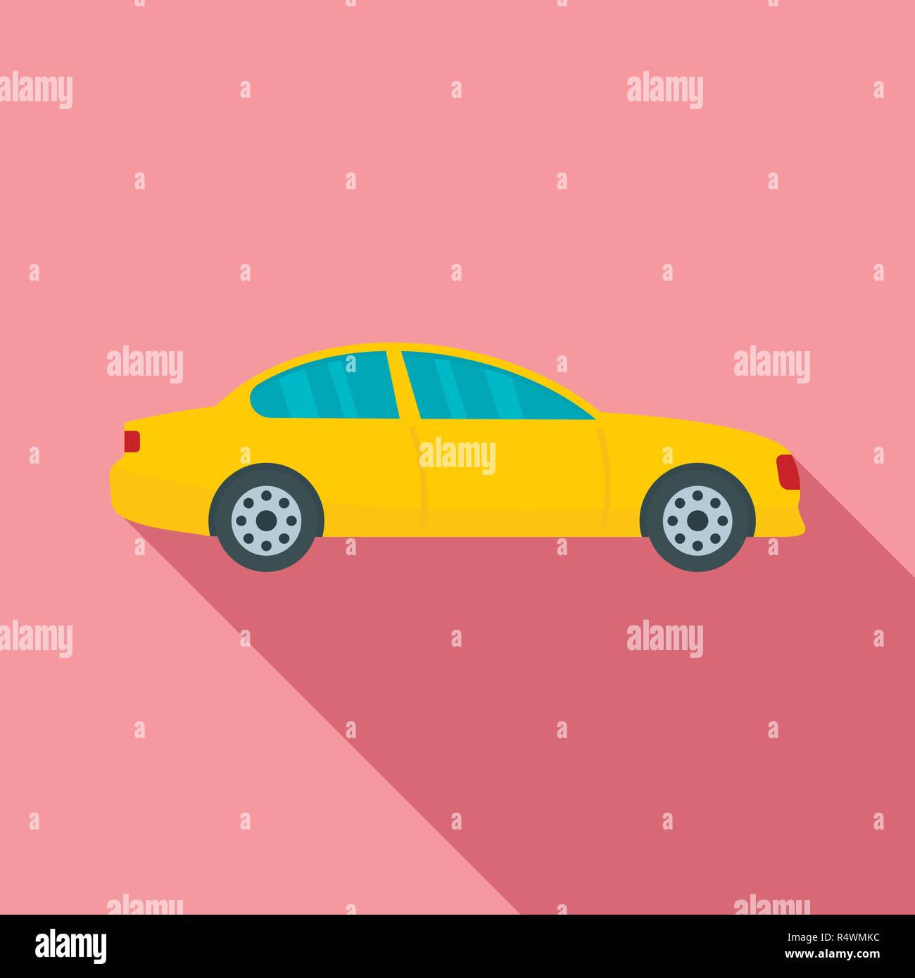 Gas car icon. Flat illustration of gas car vector icon for web design ...