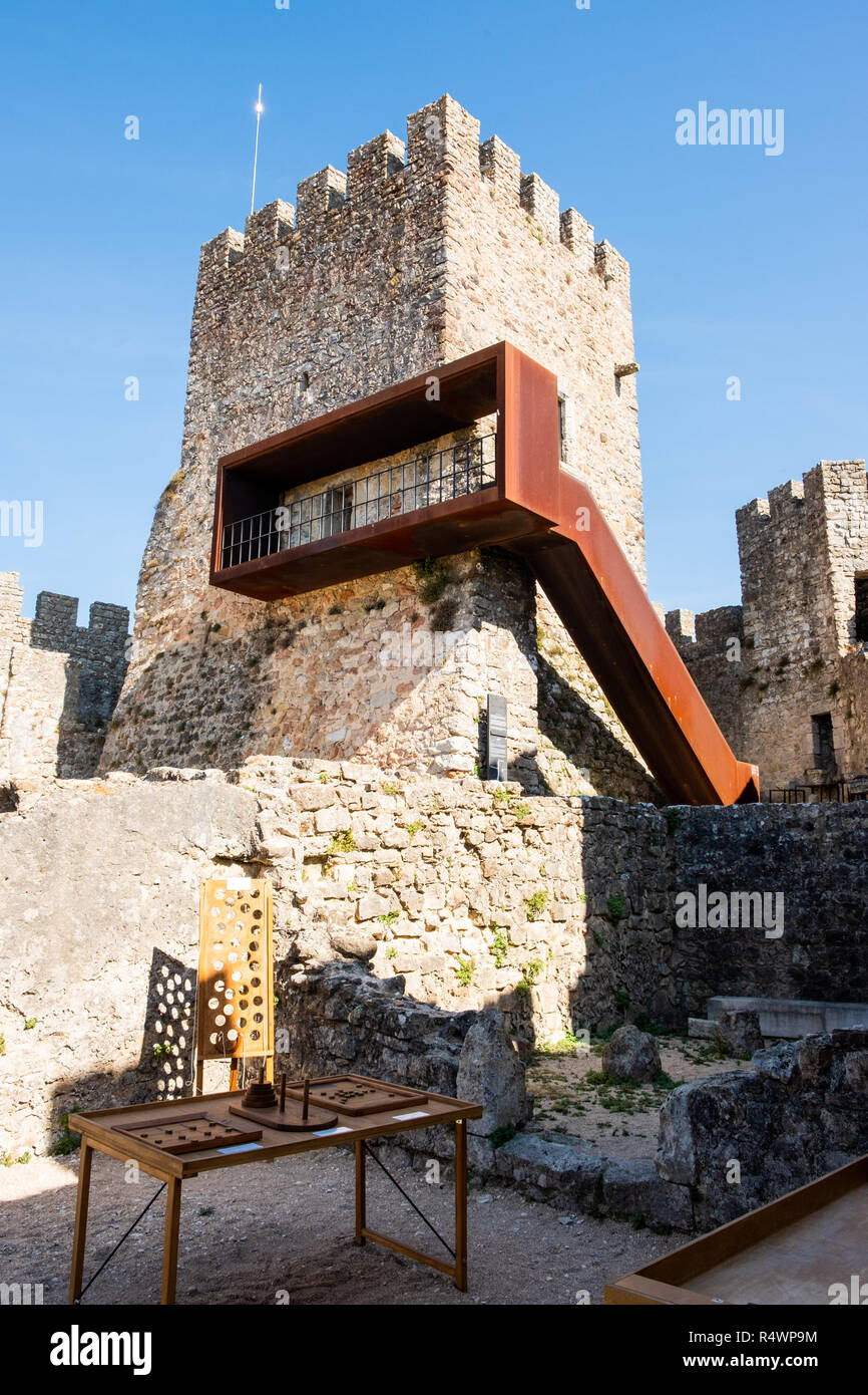 Pombal, Portugal - September 22, 2018 : Interior of the Pombal Castle ...