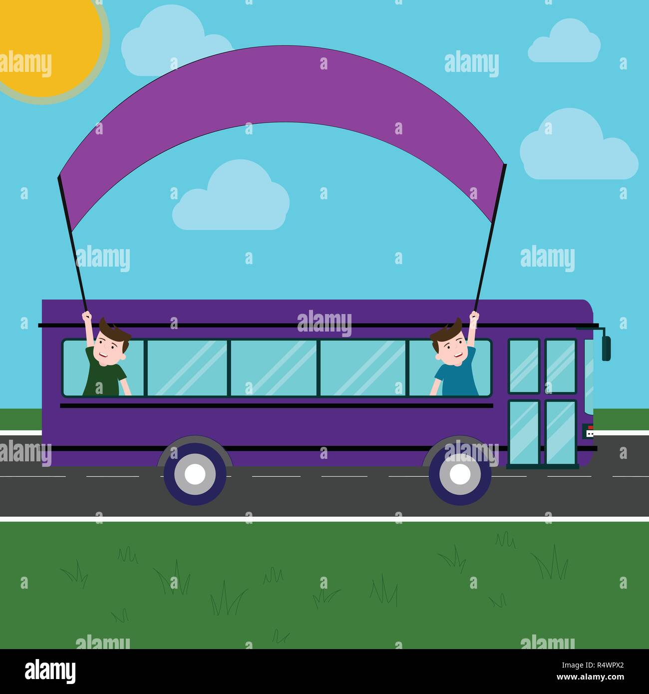 Design business concept Business ad for website promotion banners empty ...