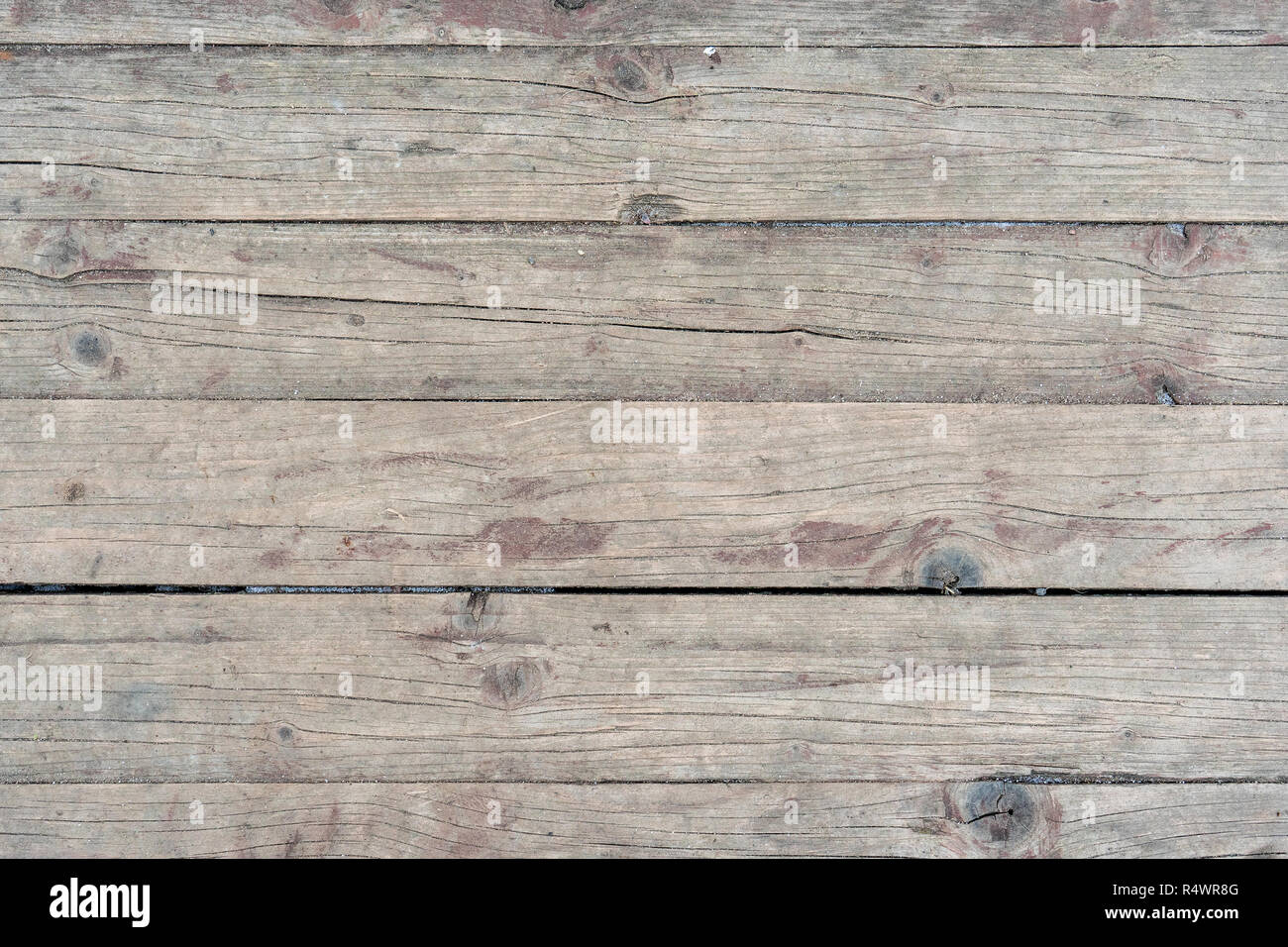 Horizontal wood texture. Old dirty panels background Stock Photo - Alamy