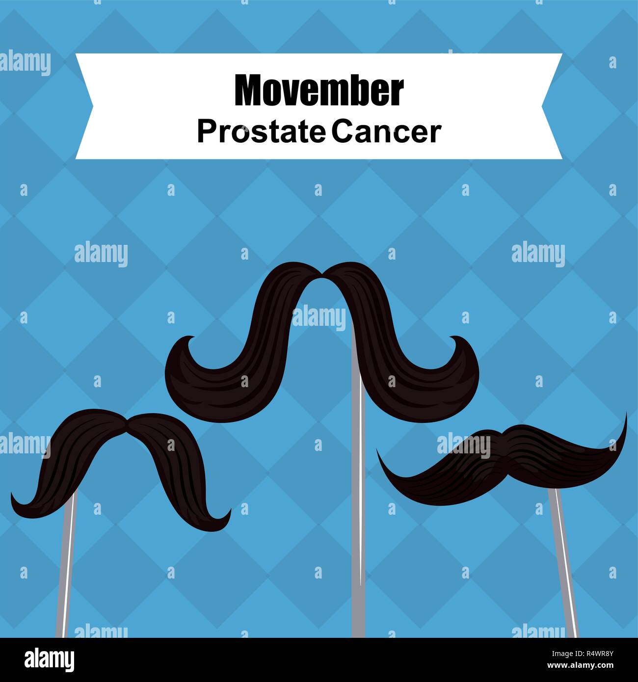 Movember prostate cancer Stock Vector Image & Art - Alamy