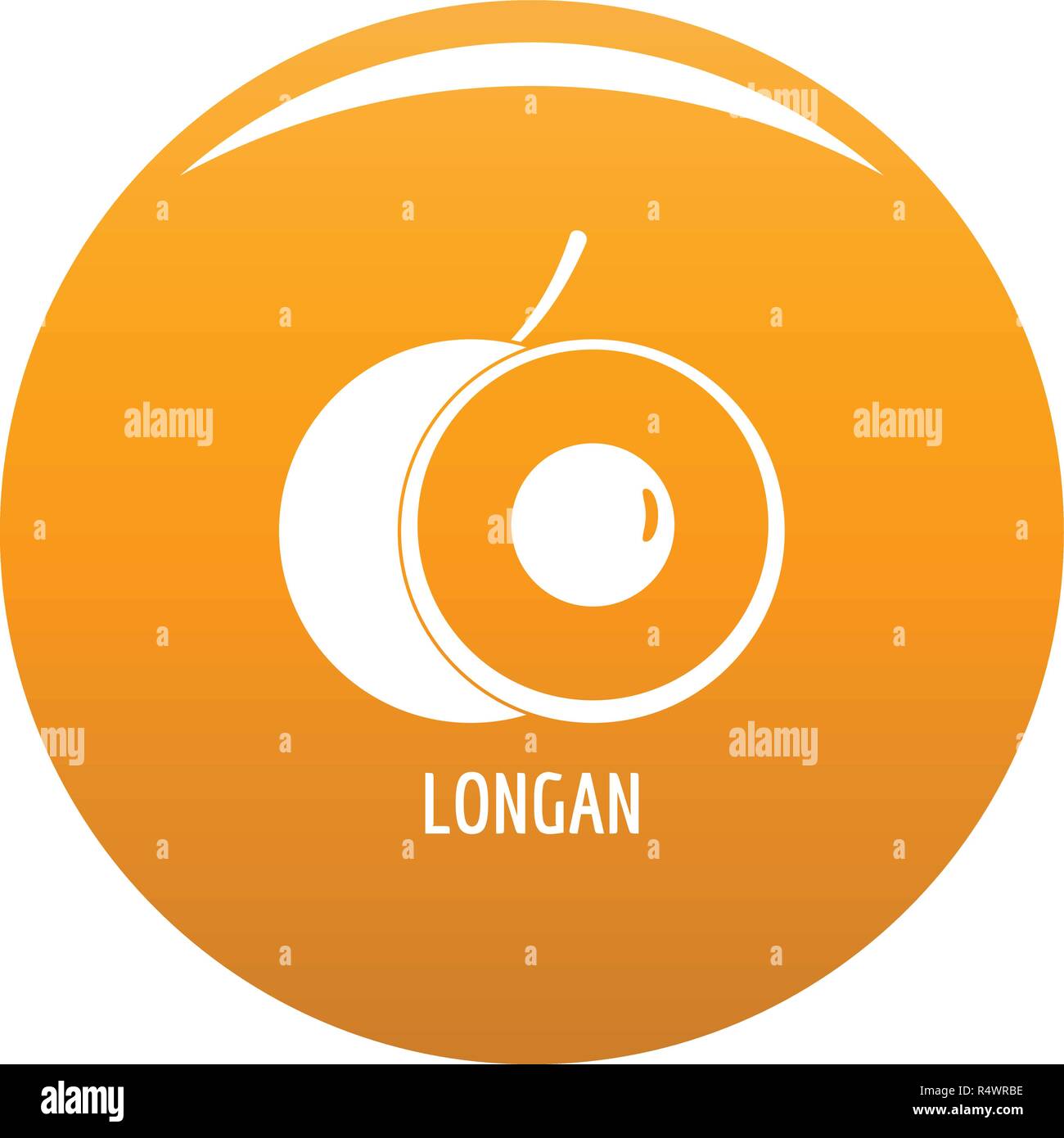 Longan icon. Simple illustration of longan vector icon for any design ...