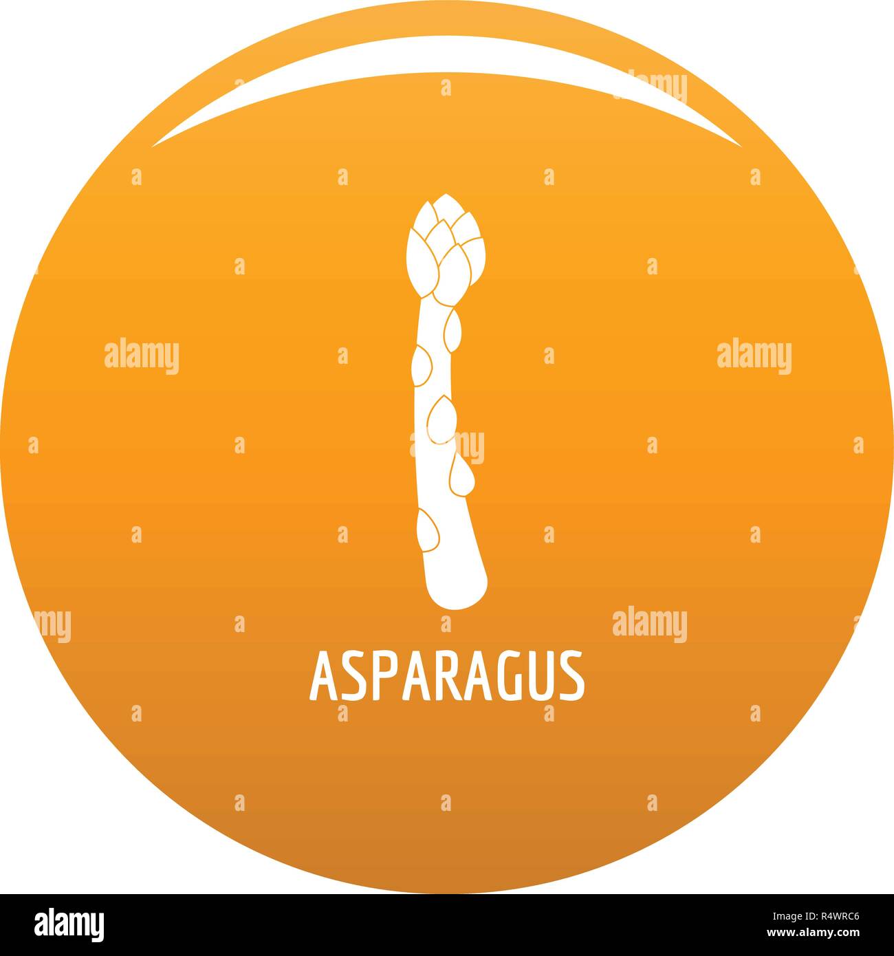 Asparagus icon. Simple illustration of asparagus vector icon for any ...