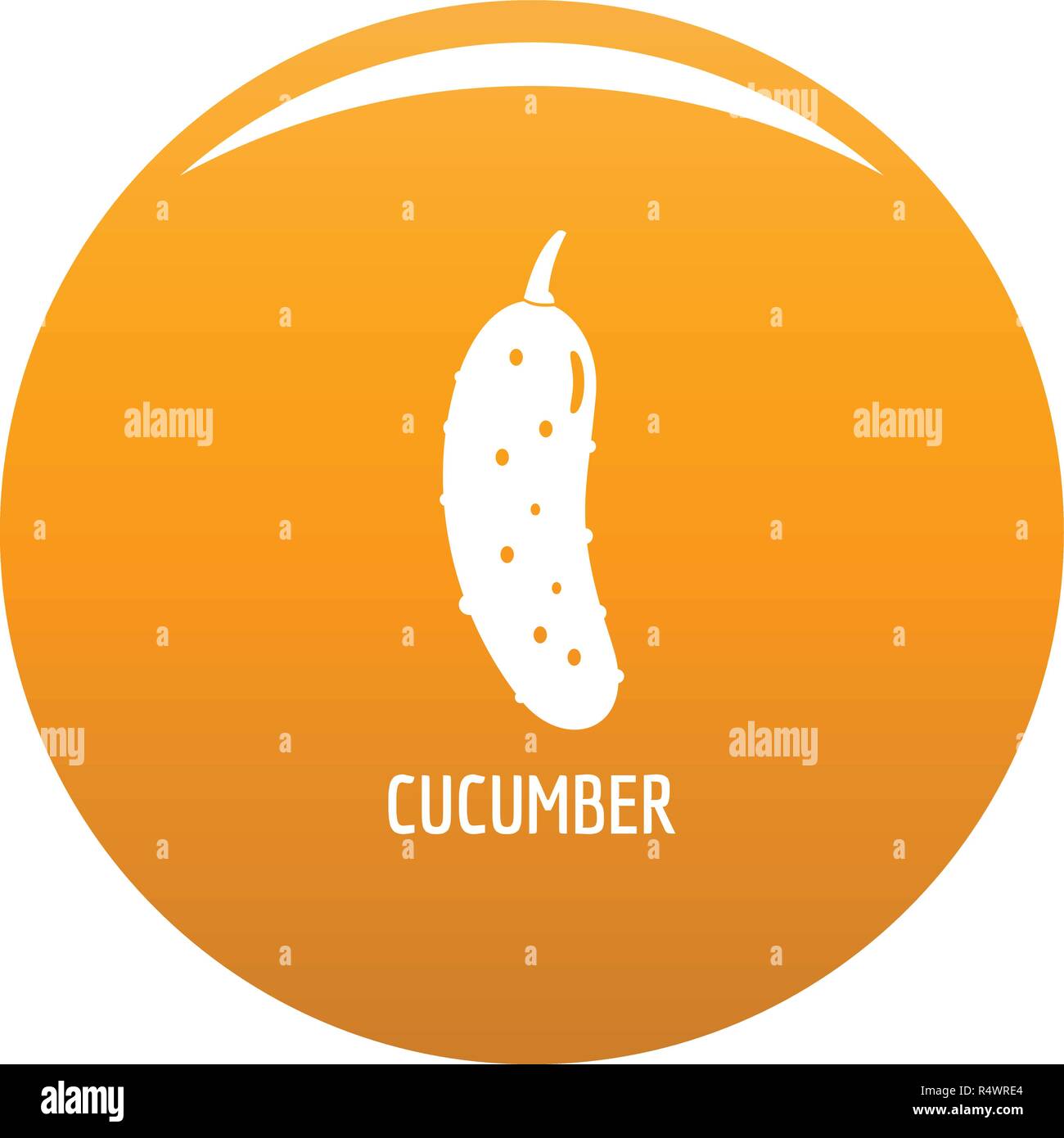 Cucumber icon. Simple illustration of cucumber vector icon for any ...