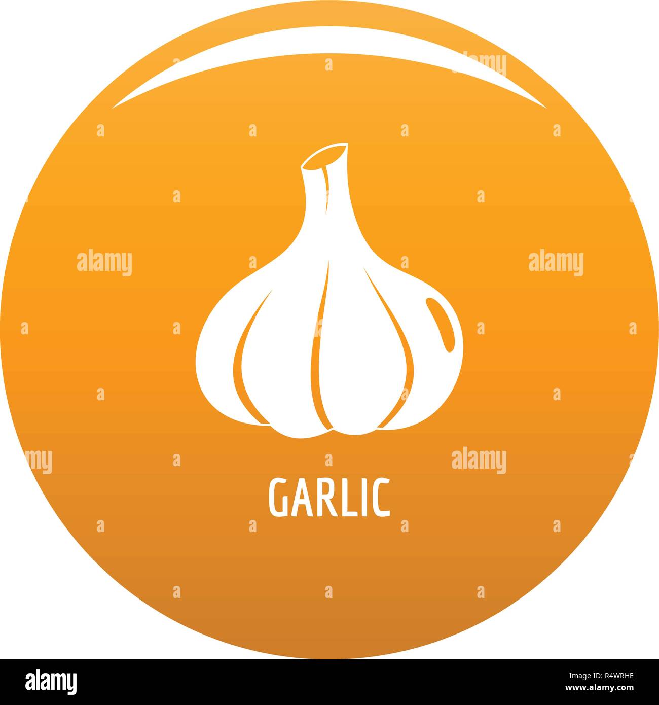 Garlic icon. Simple illustration of garlic vector icon for any design ...