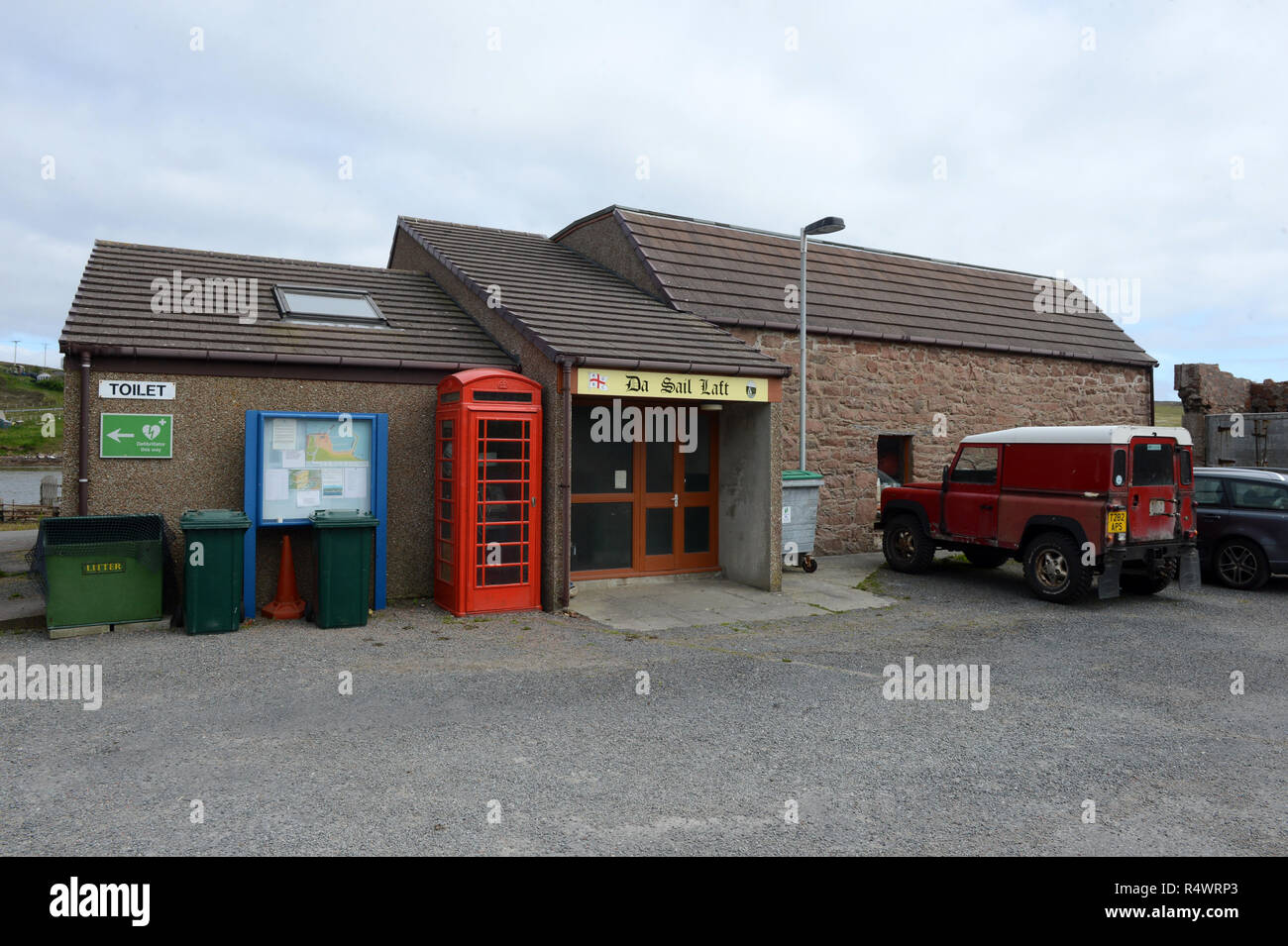 Da Old Loft at Skeld Campsite, Shetland—a rustic waterside building ...