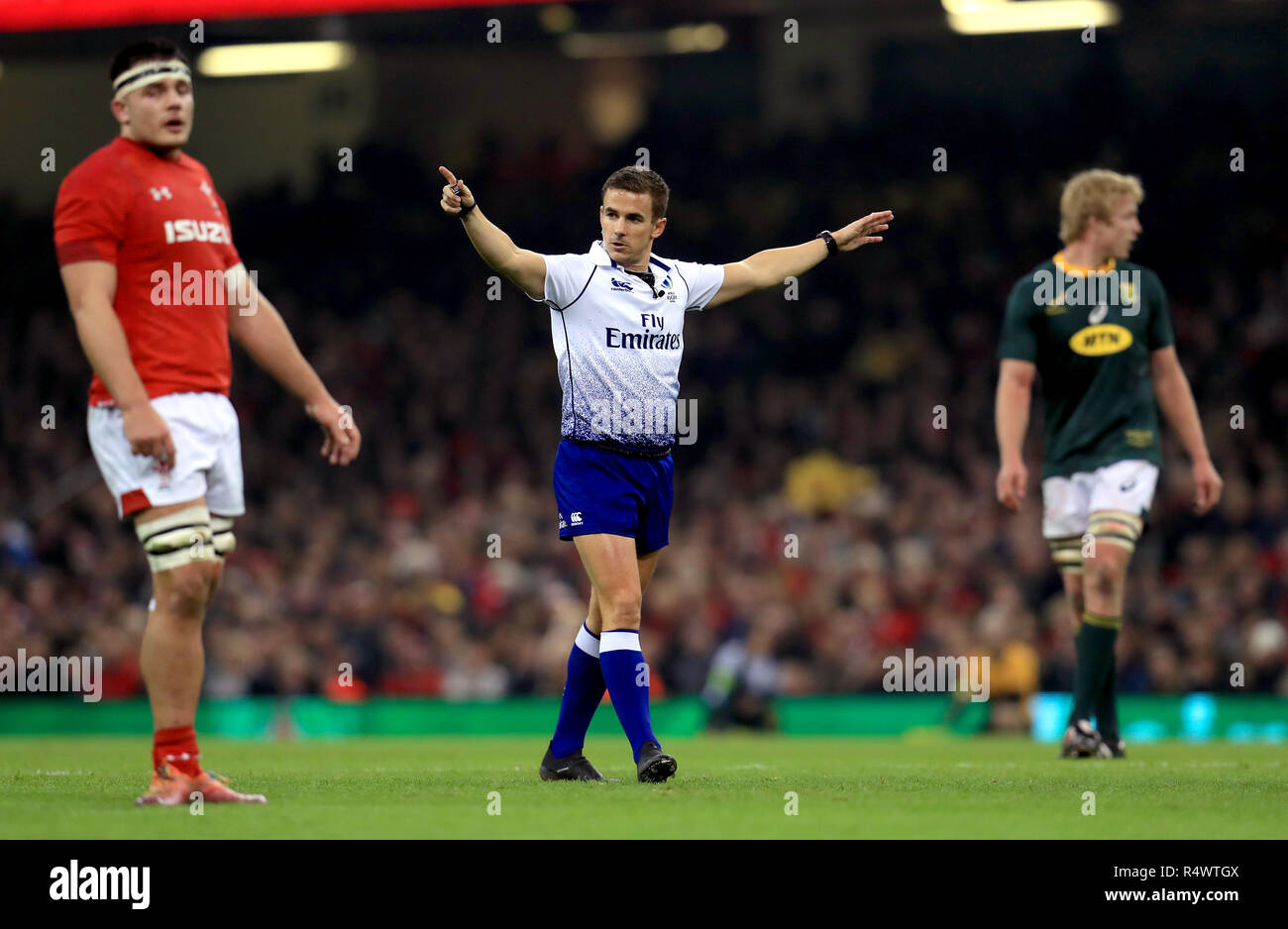 Match referee Luke Pearce Stock Photo - Alamy