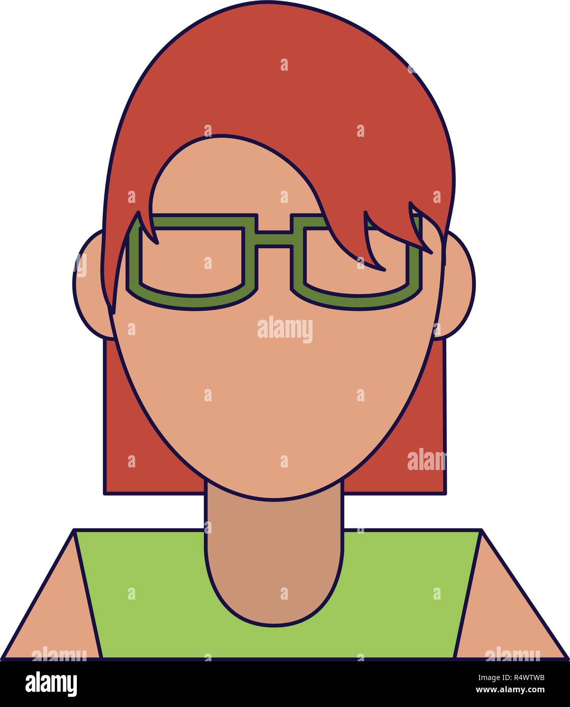 Woman faceless profile Stock Vector Image & Art - Alamy