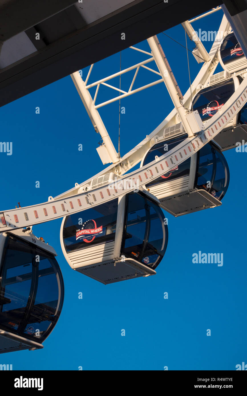 NATIONAL HARBOR, MARYLAND, USA - The Capital Wheel attraction Stock ...