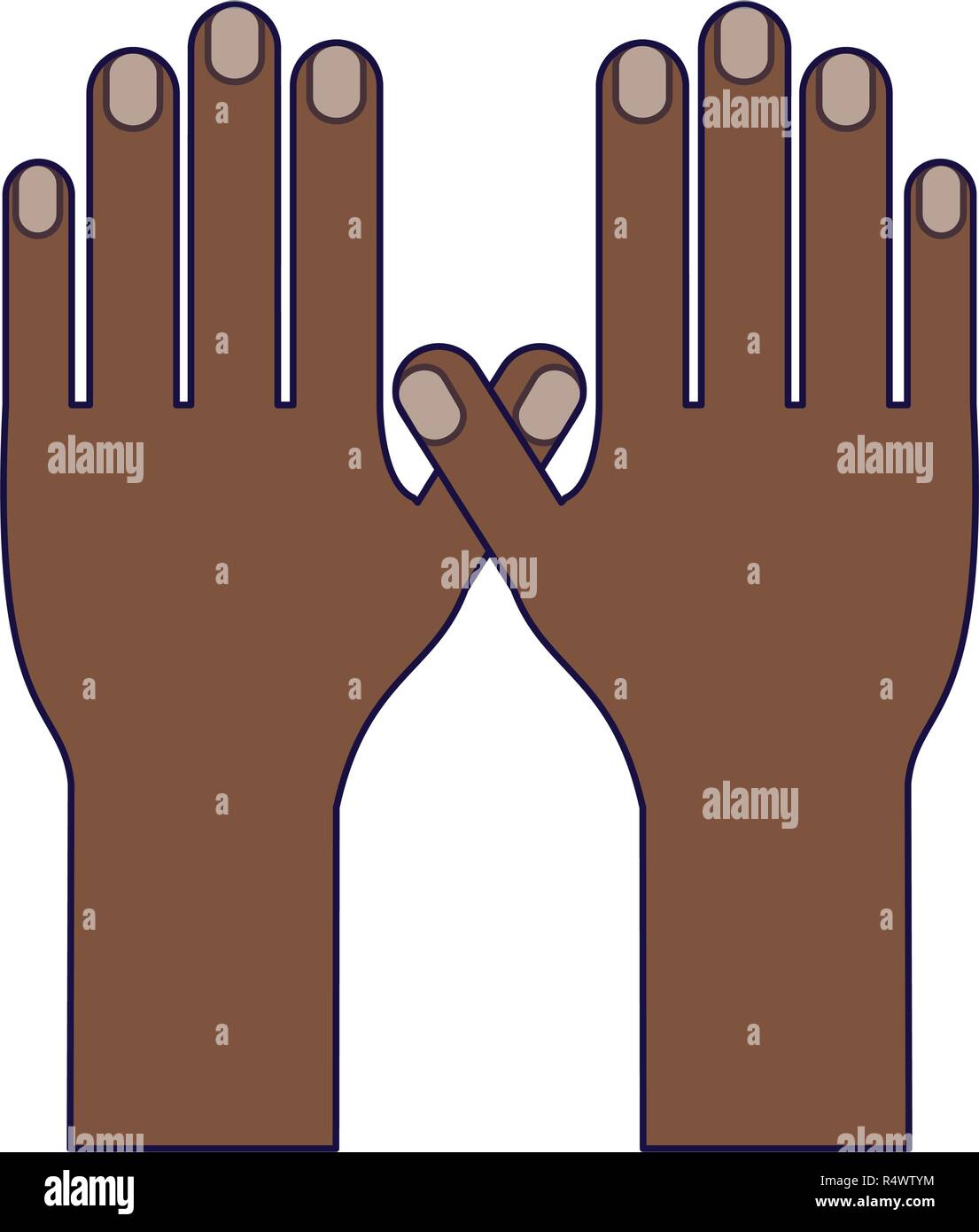 Happy together young ethnic Stock Vector Images - Alamy