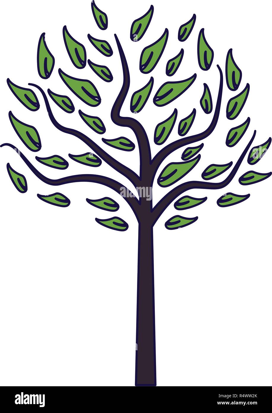 Tree nature symbol Stock Vector Image & Art - Alamy