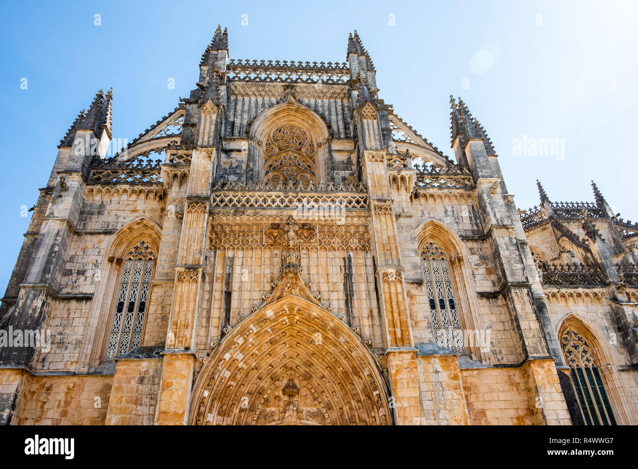 Details of the Monastery of Batalha Stock Photo - Alamy