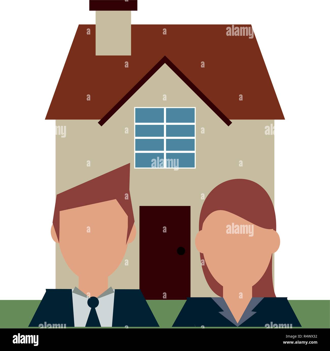 Business people and real estate Stock Vector Image & Art - Alamy