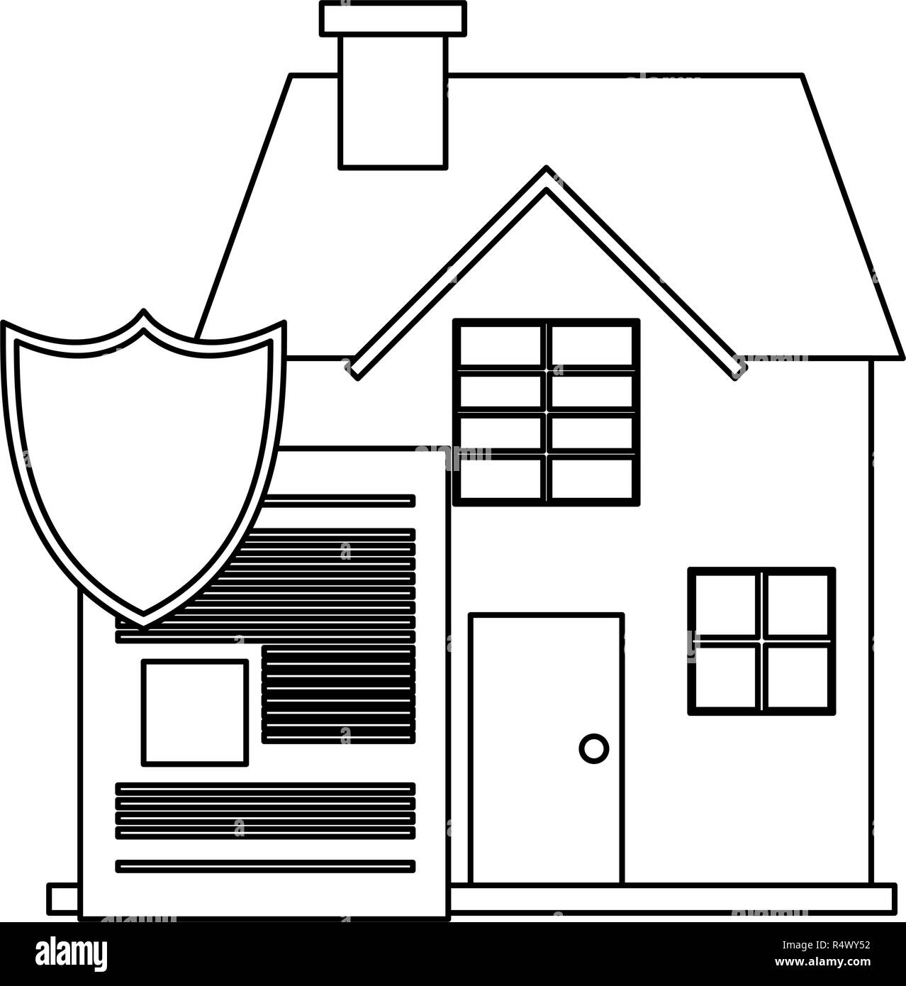 White houses traditional buildings Stock Vector Images - Alamy