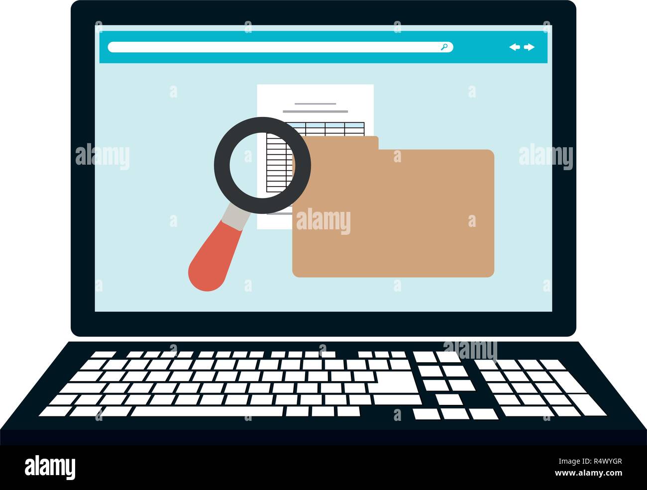 Office work elements Stock Vector Image & Art - Alamy