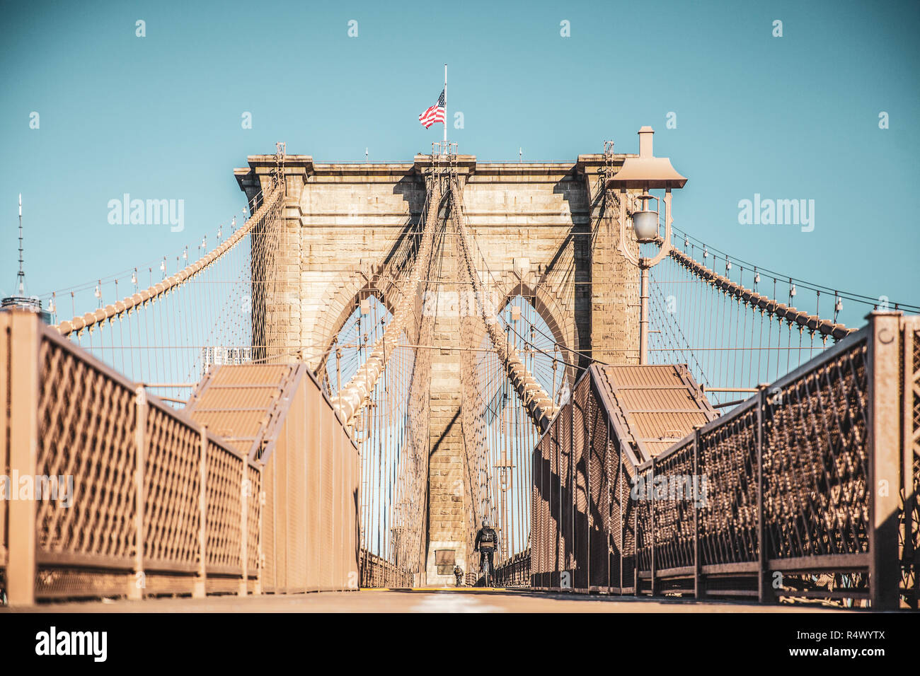 New York, Brooklyn Bridge, Lower Manhattan, USA Stock Photo - Alamy
