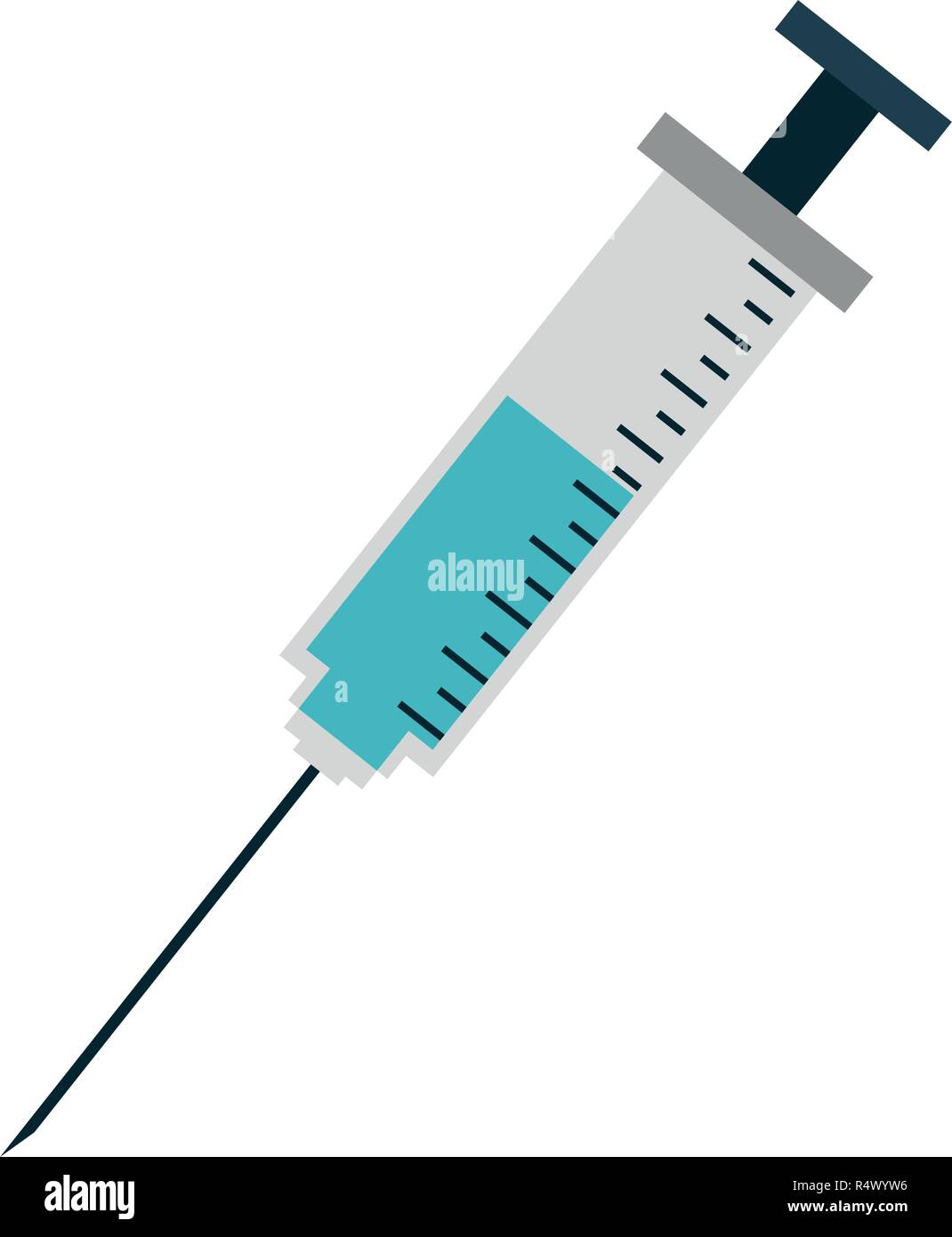 Medical syringe symbol Stock Vector Image & Art - Alamy