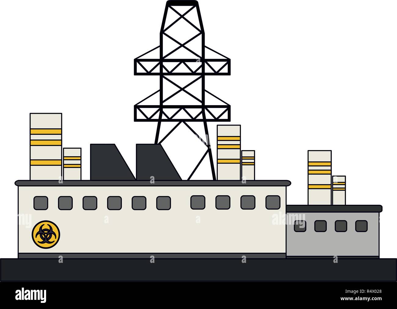Reactor building Stock Vector Images - Alamy