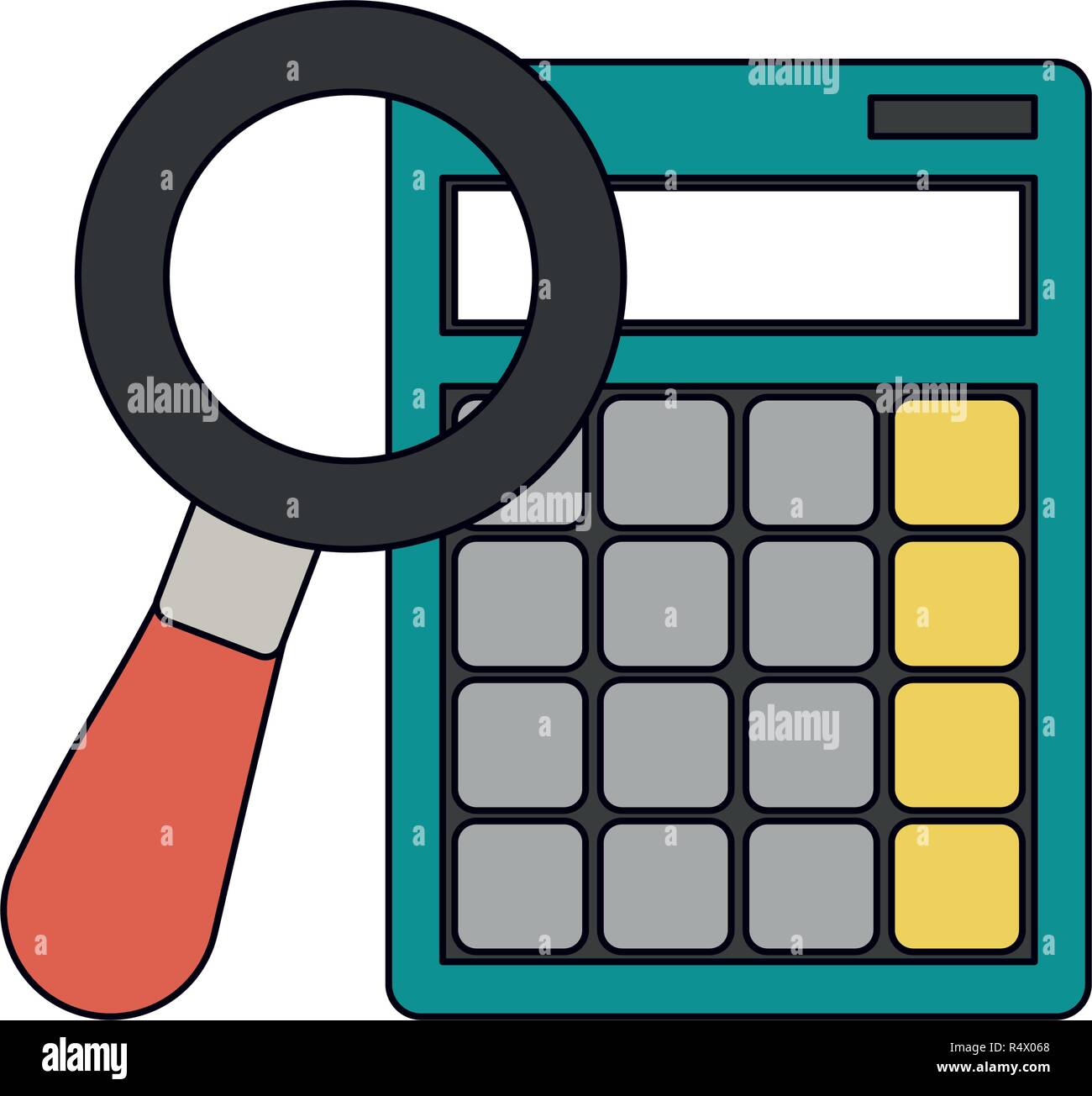 Magnifying Glass Numbers High Resolution Stock Photography and Images ...