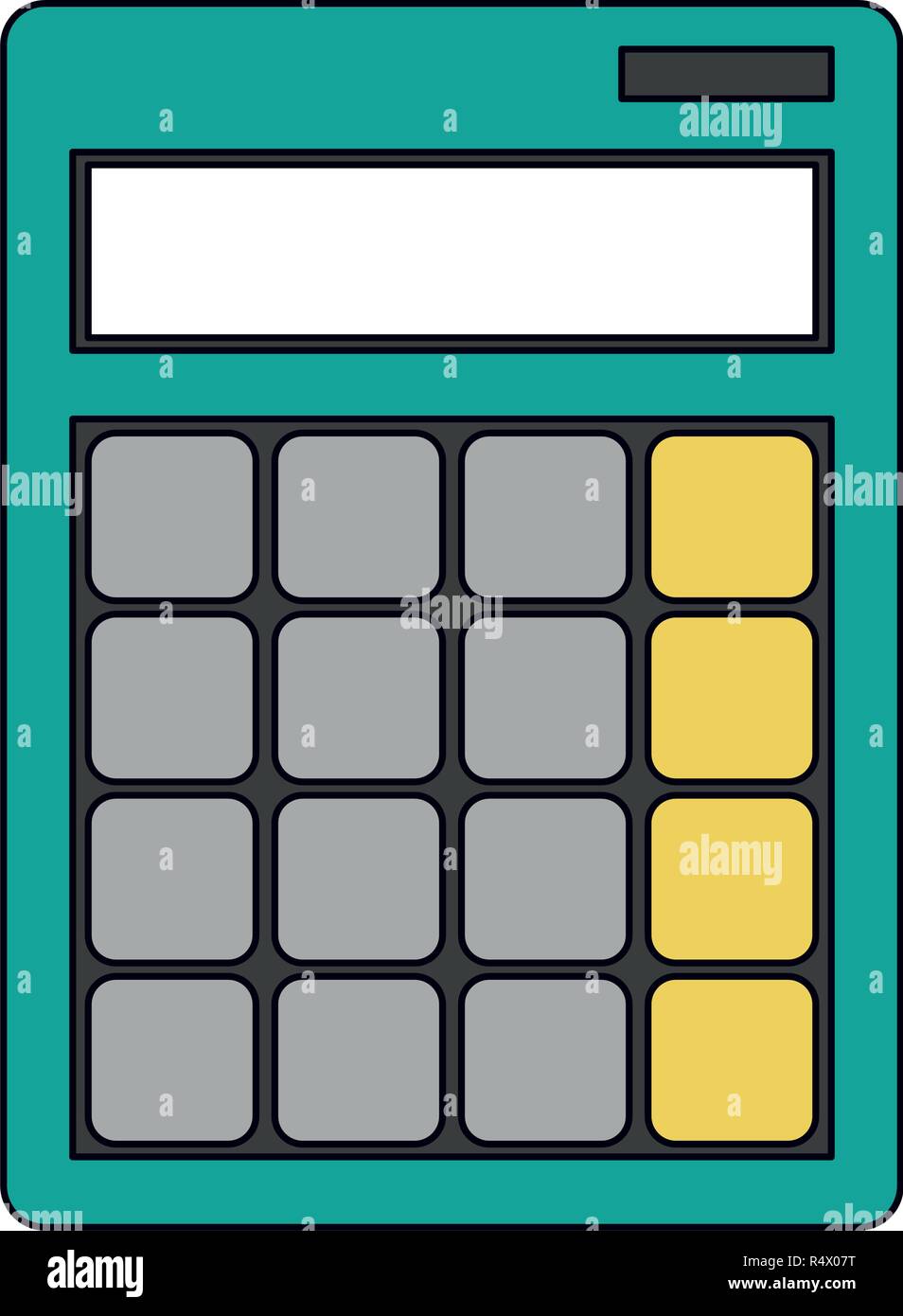 Calculator math device Stock Vector Image & Art - Alamy