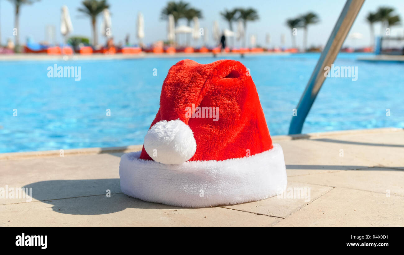 Santa claus hat near swimming hi-res stock photography and images - Alamy