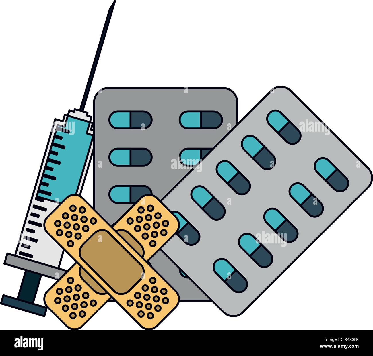 Medical elements and symbols Stock Vector Image & Art - Alamy