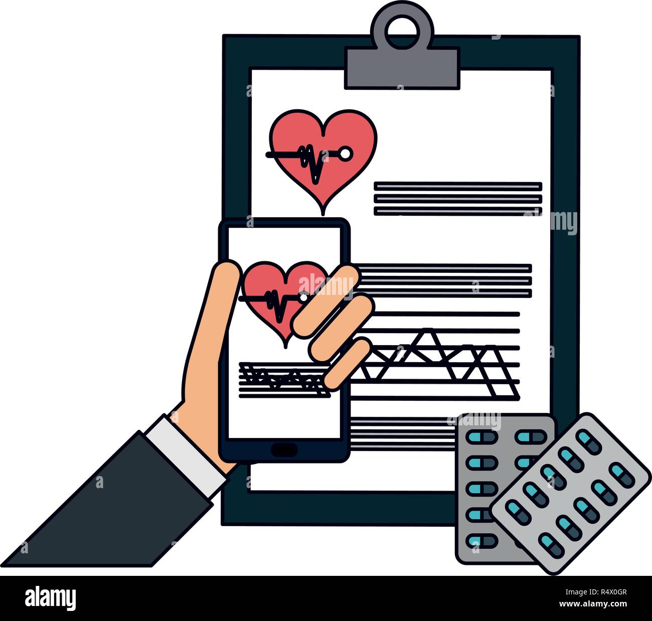 Medical elements and symbols Stock Vector Image & Art - Alamy