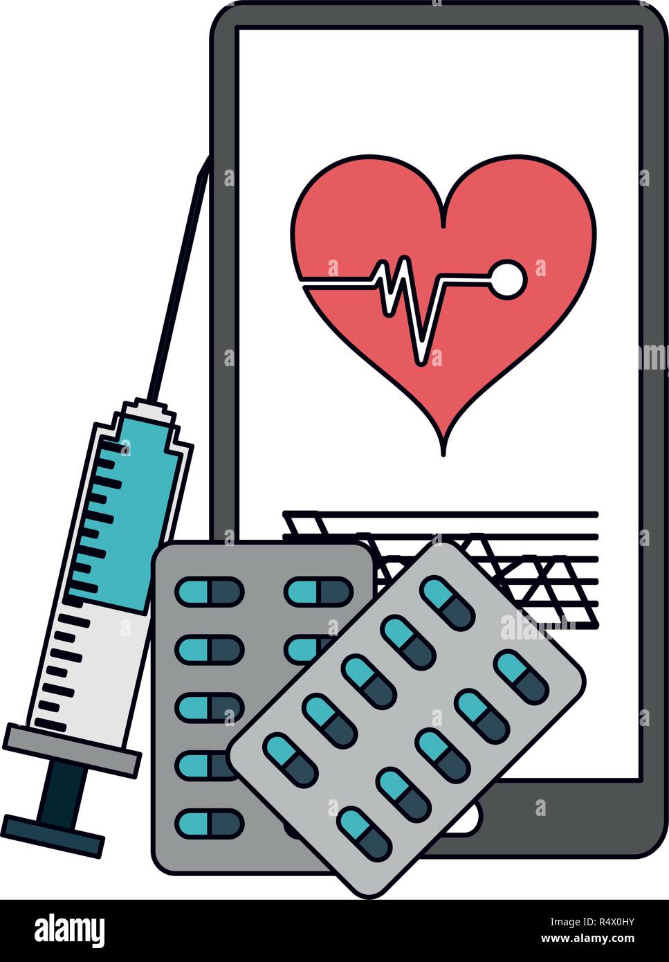 Medical elements and symbols Stock Vector Image & Art - Alamy