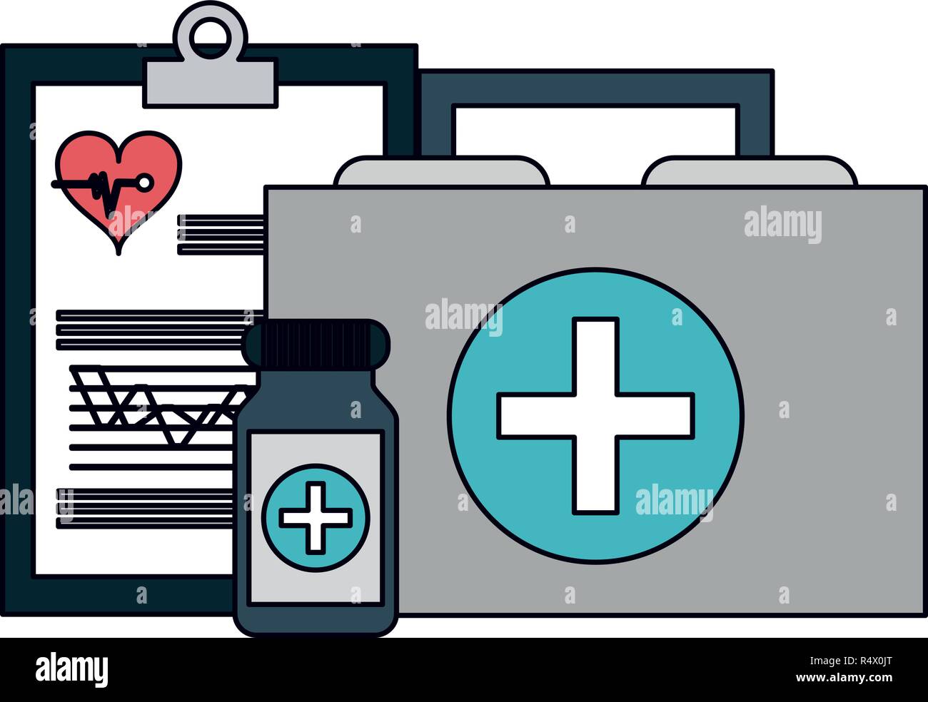 Medical elements and symbols Stock Vector Image & Art - Alamy
