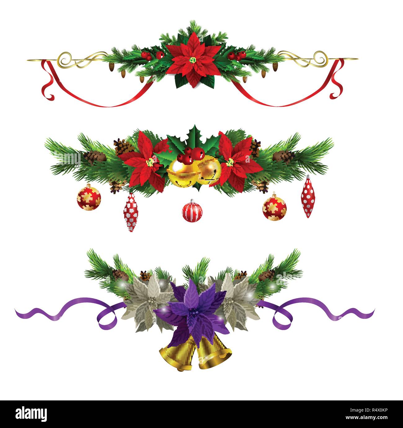 Christmas elements for your designs Stock Vector Image & Art - Alamy