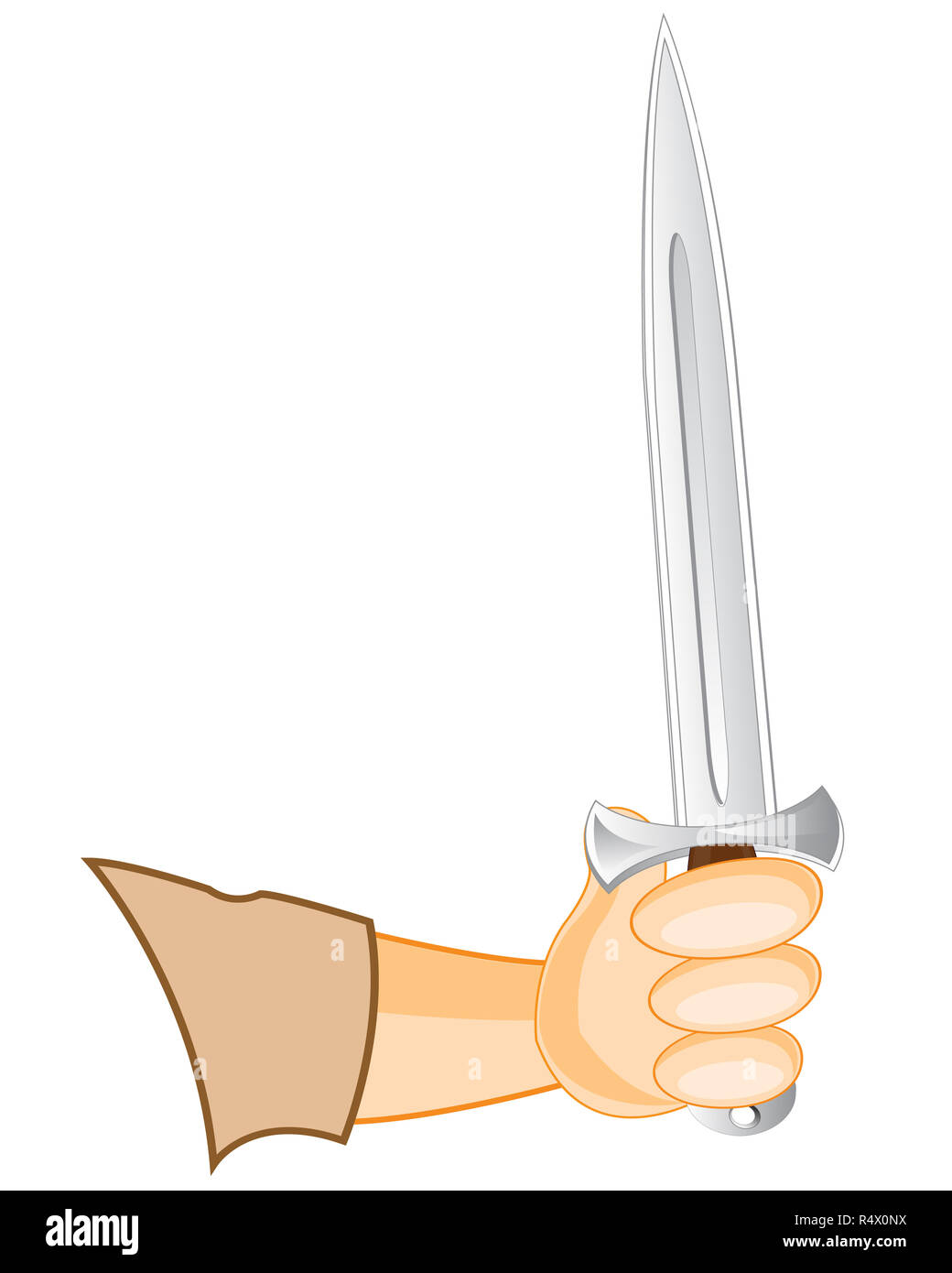 Sharp blade in hand of the person Stock Photo - Alamy