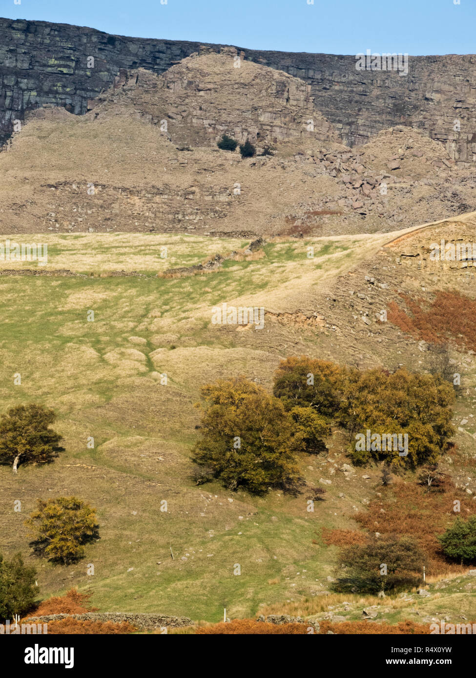 Alport Castles, Alport Dale, Peak District National Park, Derbyshire ...