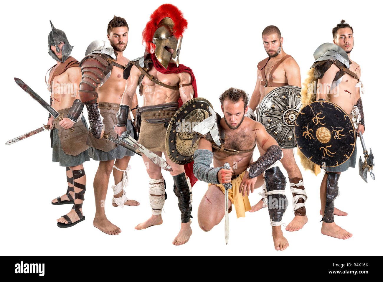 Gladiators Cut Out Stock Images & Pictures - Alamy