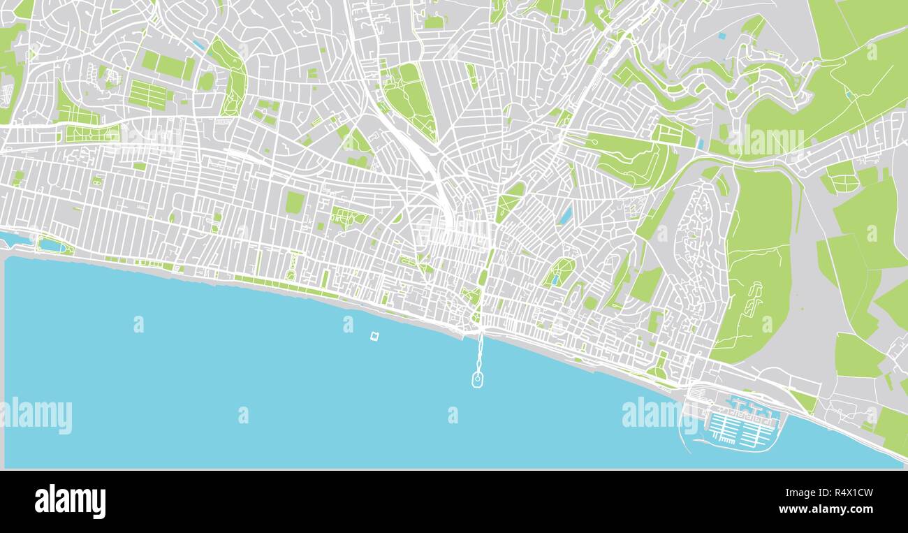 Brighton town Stock Vector Images - Alamy