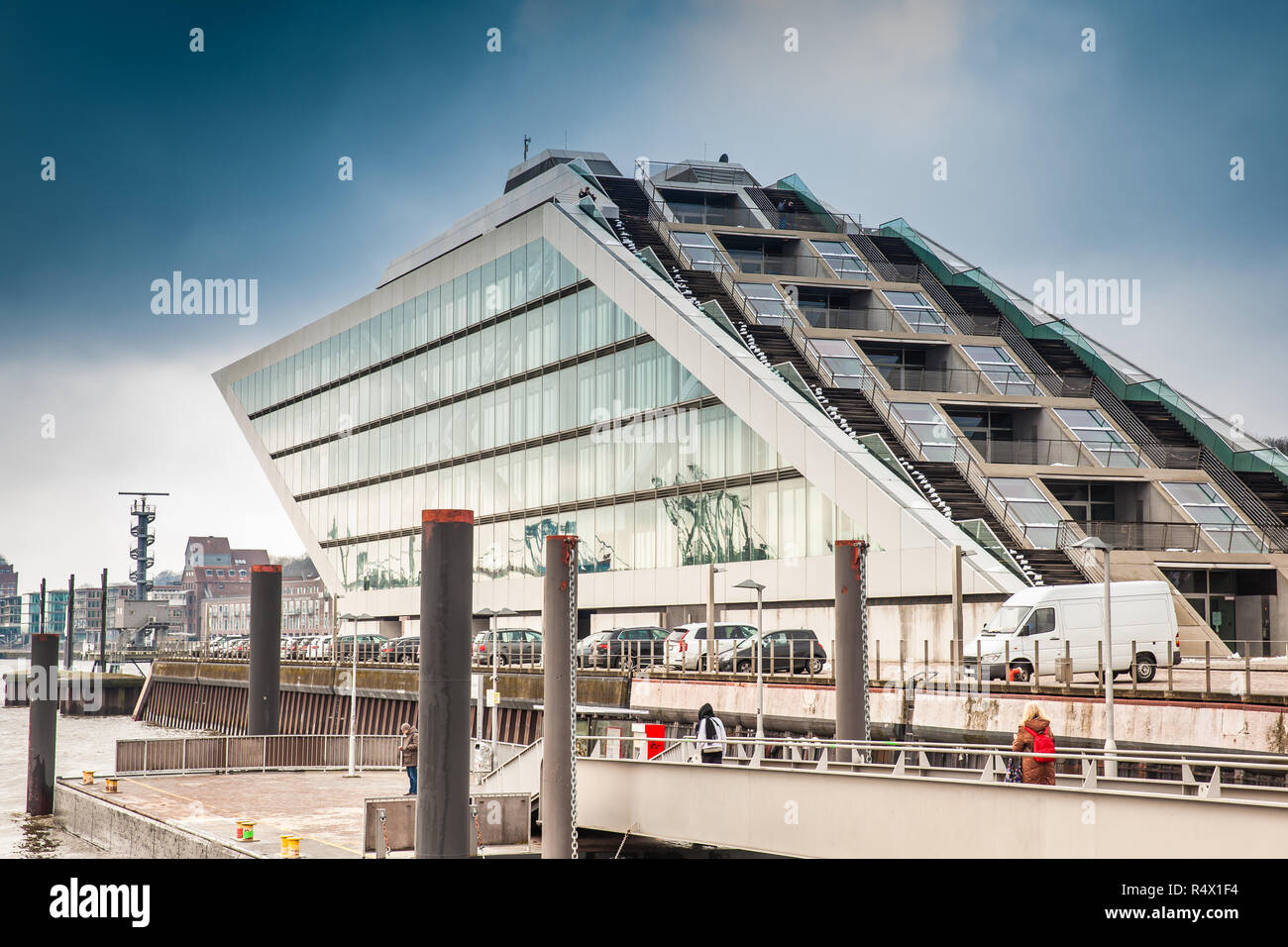 Hamburg germany dockland office buildings hi-res stock photography and ...