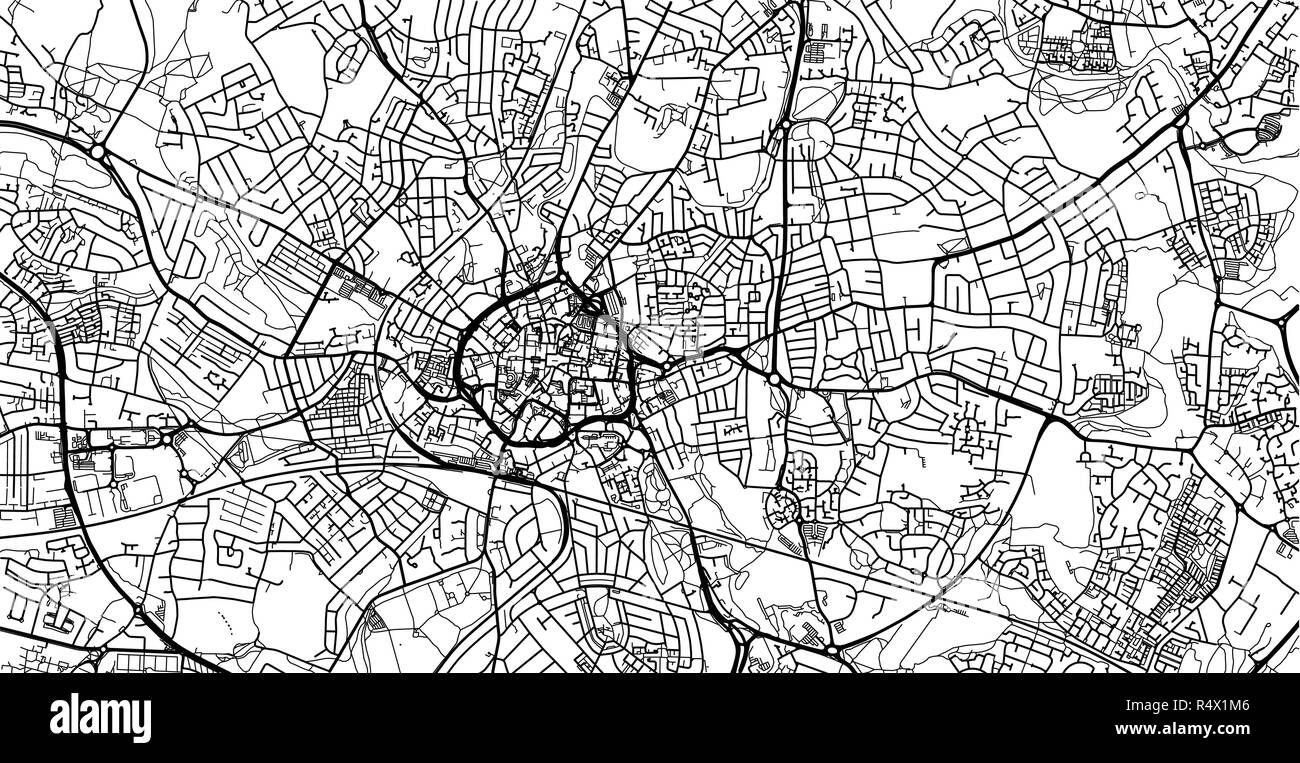 Coventry map hi-res stock photography and images - Alamy