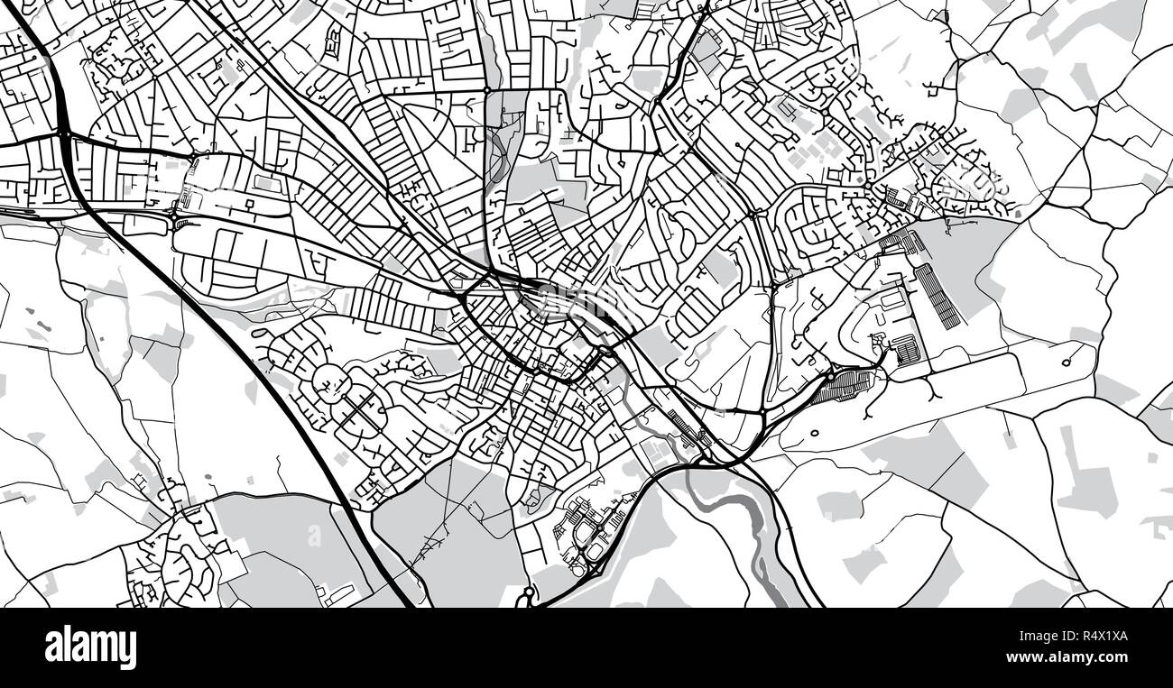 Map of luton Stock Vector Images - Alamy