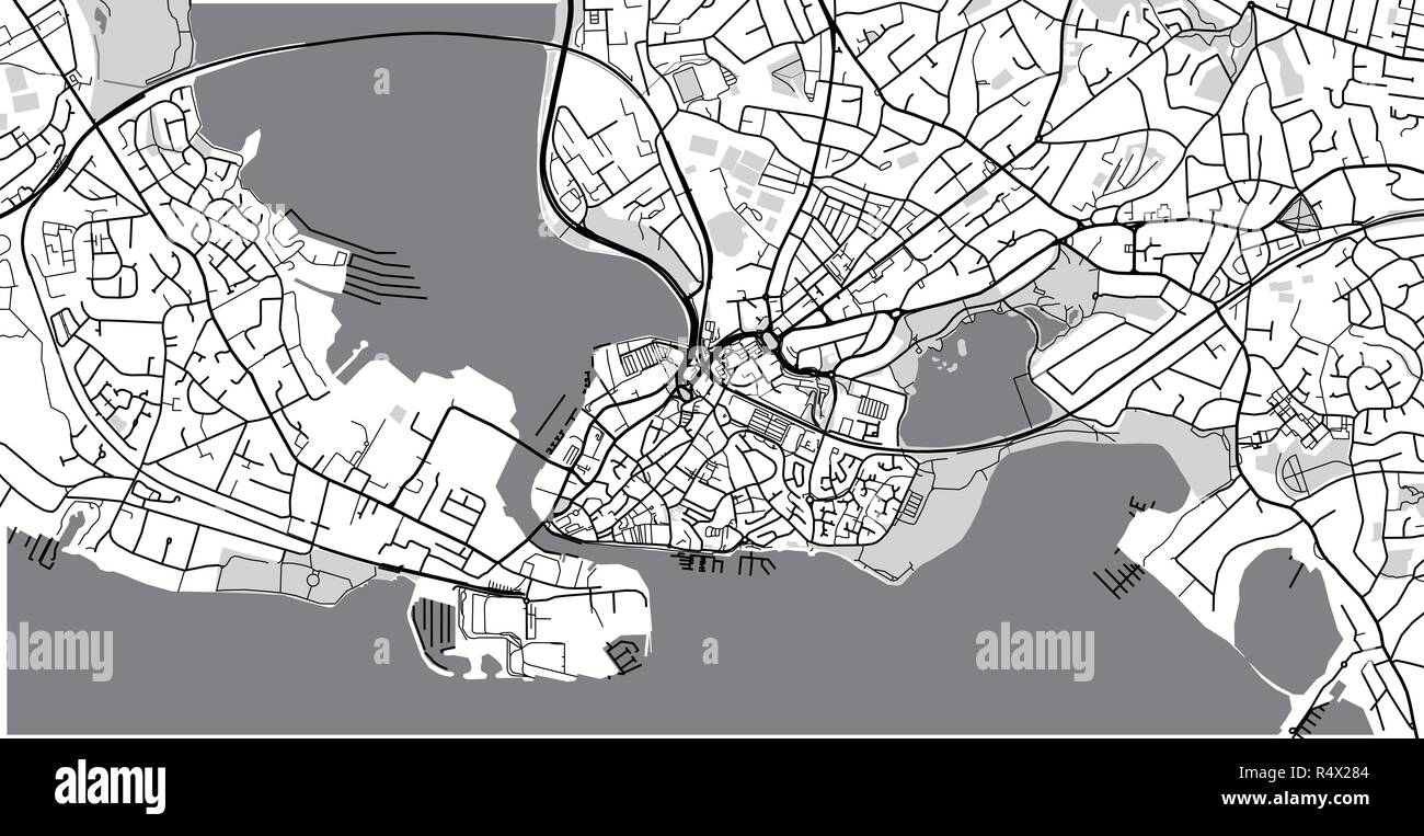 Map of poole Stock Vector Images - Alamy