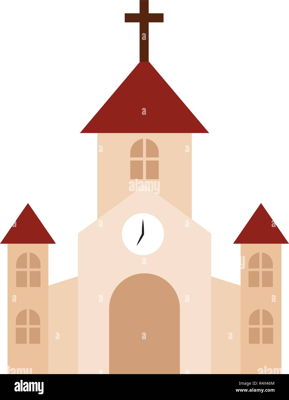 Abstract cute church Stock Vector Image & Art - Alamy