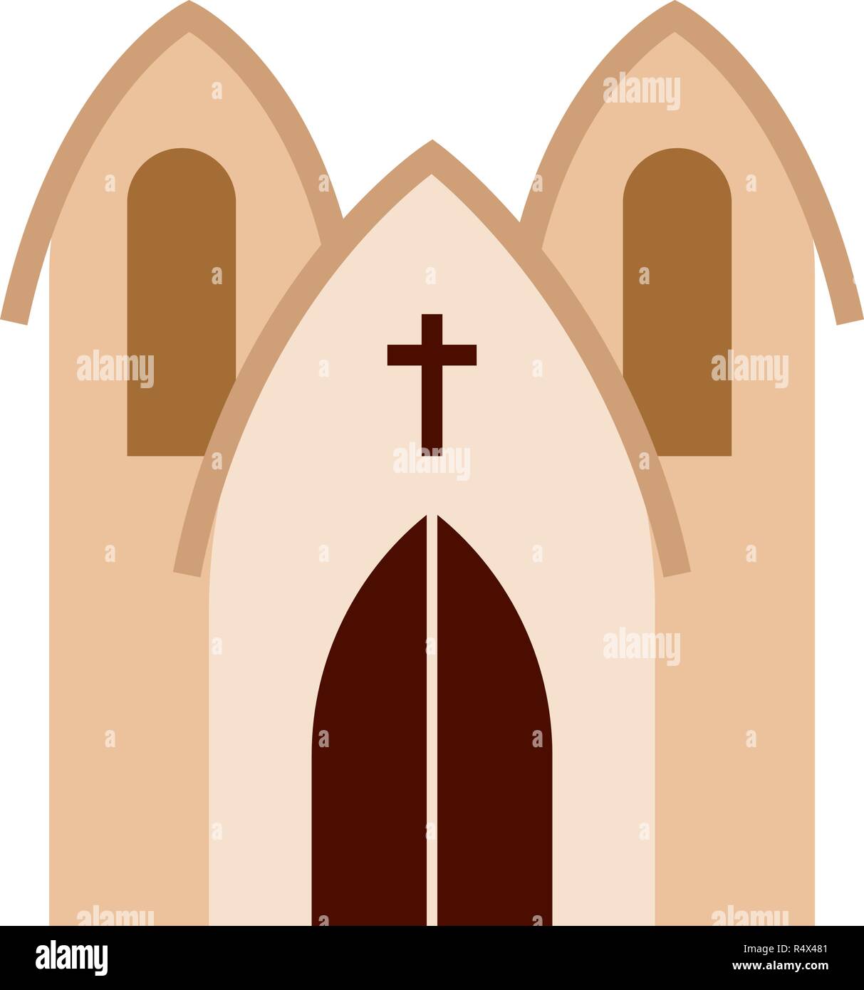 Abstract cute church Stock Vector Image & Art - Alamy