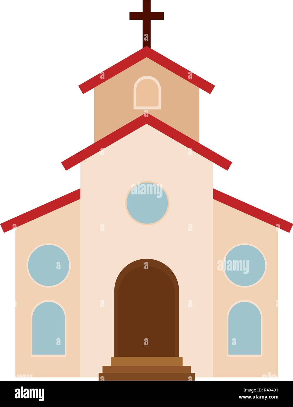 Abstract cute church Stock Vector Image & Art - Alamy