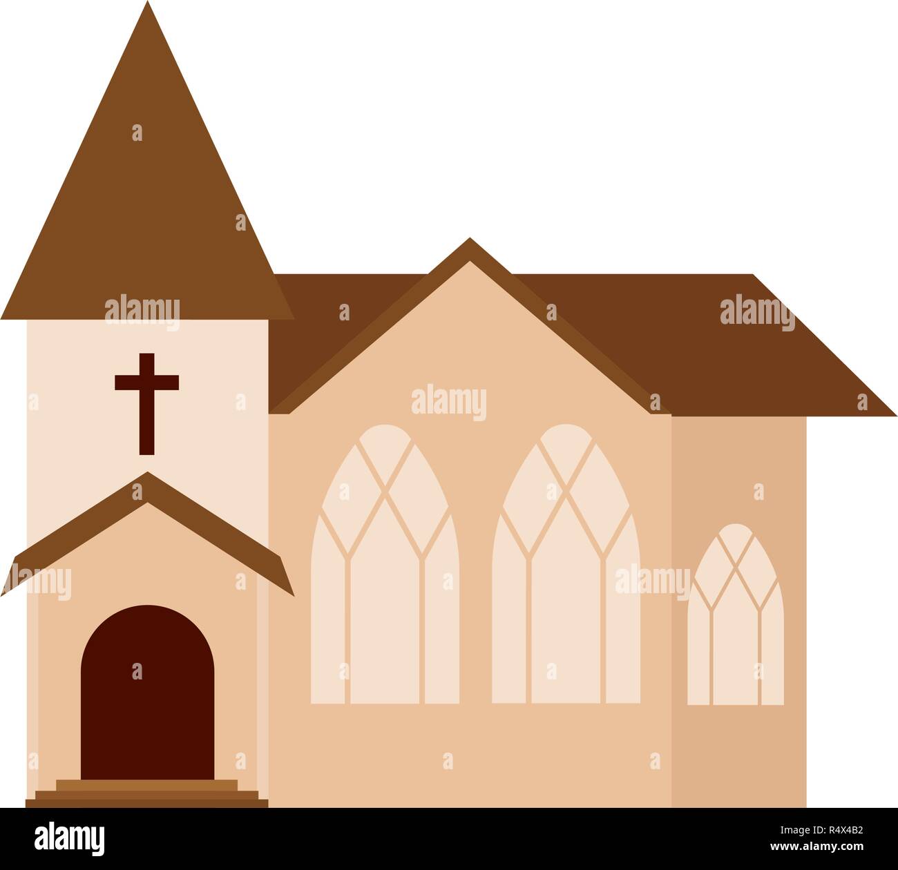 Abstract cute church Stock Vector Image & Art - Alamy